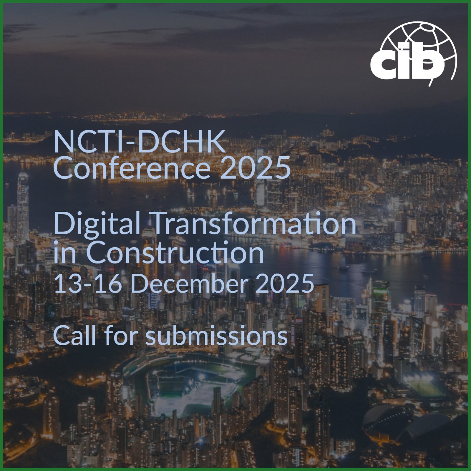 Digital Transformation in Construction - 13-16 Dec 2025 - CIB